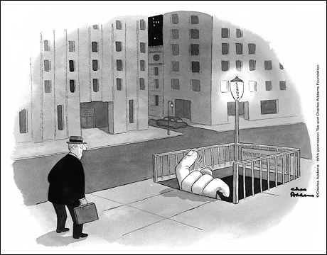 A Hanging Fit for "The Addams Family": Art of Charles Addams Gets NYC ...