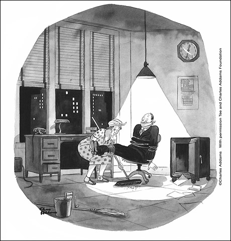 A Hanging Fit for "The Addams Family": Art of Charles Addams Gets NYC ...