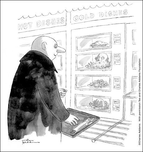 A Hanging Fit for "The Addams Family": Art of Charles Addams Gets NYC ...