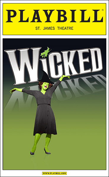 PHOTO SPECIAL: Playbill Gets "Green-ified" in Honor of Wicked | Playbill