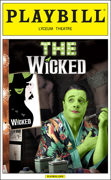 PHOTO SPECIAL: Playbill Gets "Green-ified" in Honor of Wicked | Playbill